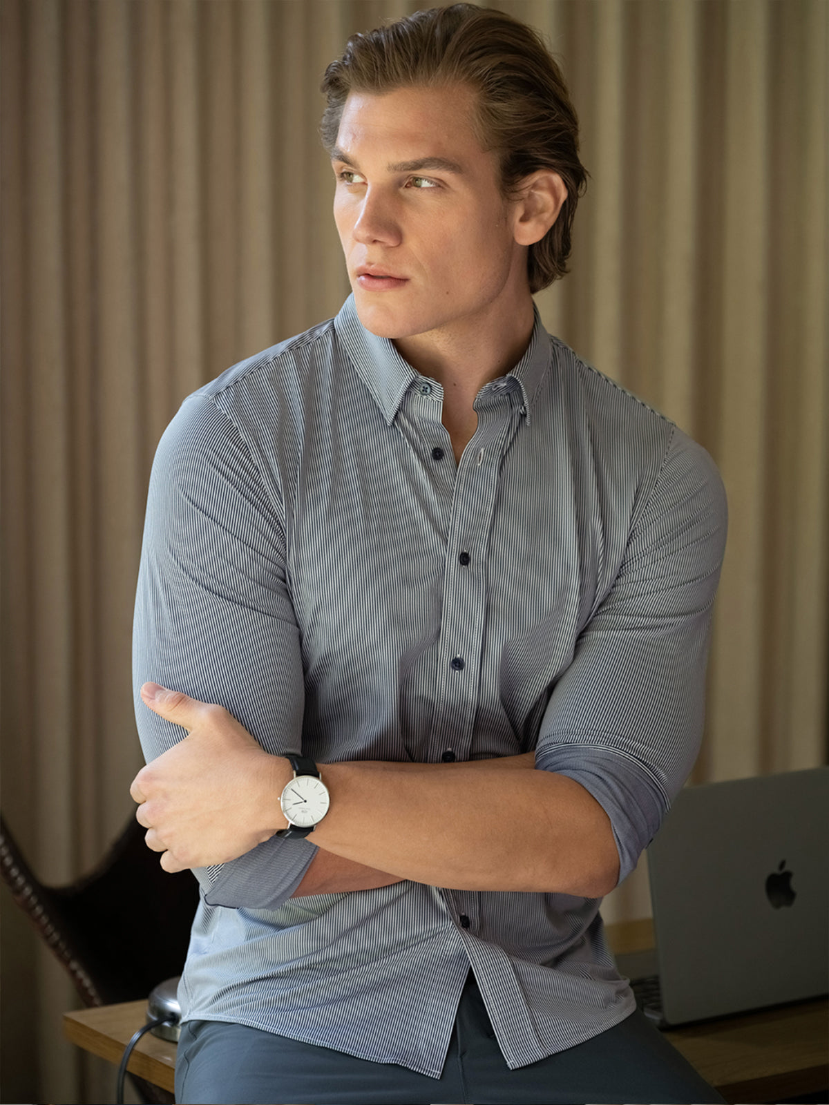 Commuter Performance Comfort Dress Shirt – DUVAL