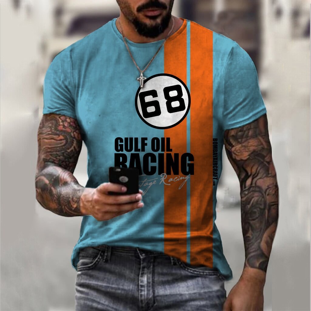 Gulf Oil Racing Vintage T-Shirt – DUVAL